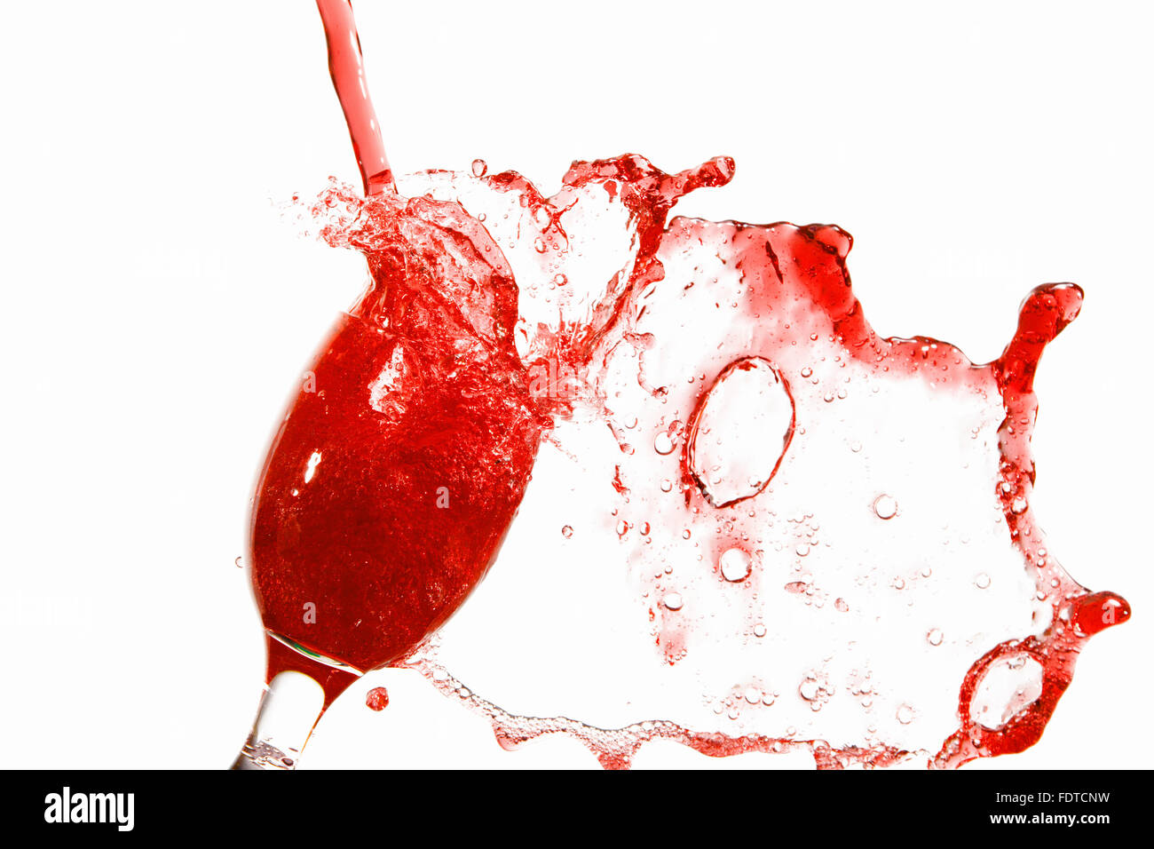 Juice splash isolated on white Stock Photo - Alamy