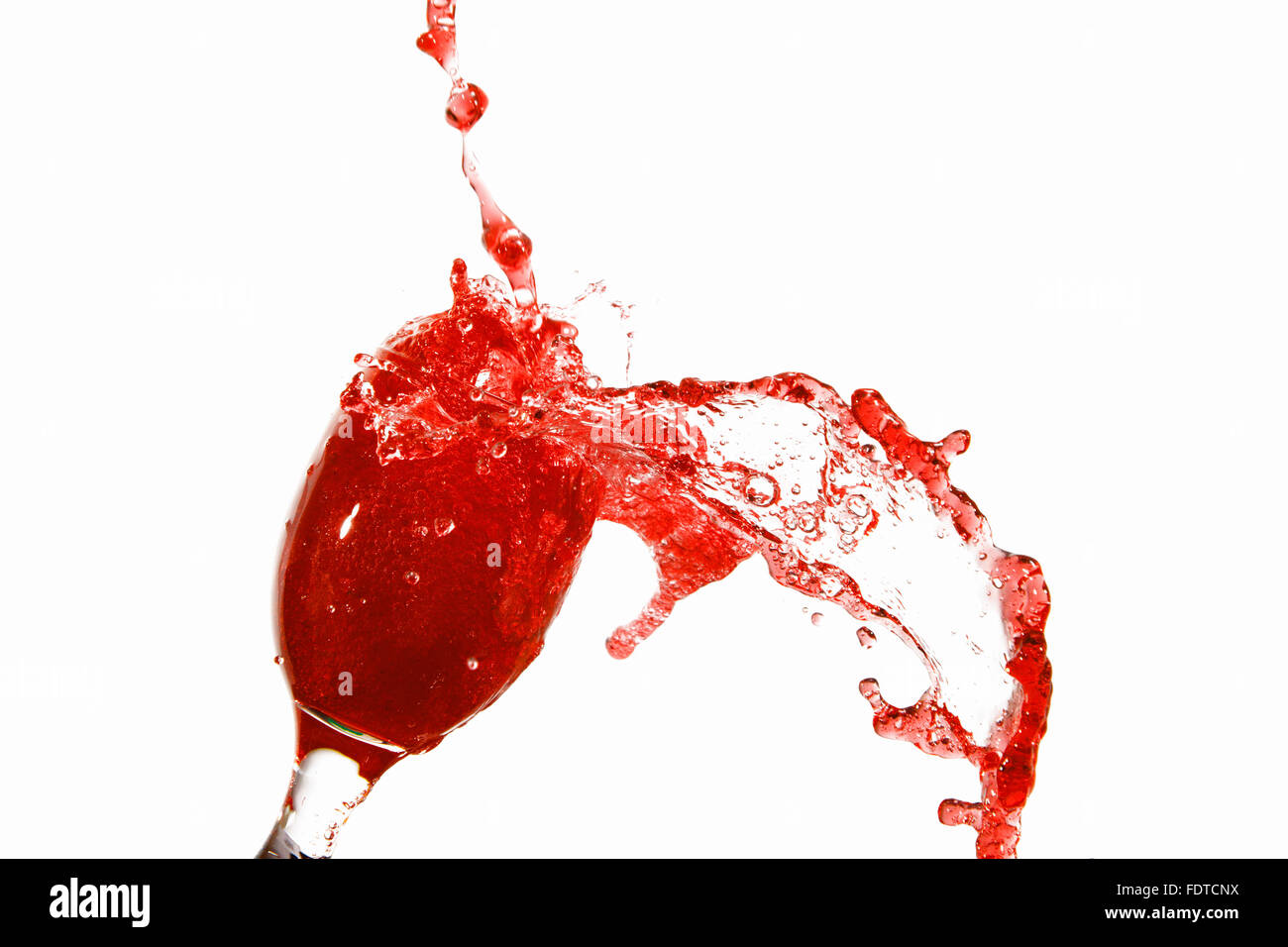 Juice splash isolated on white Stock Photo - Alamy