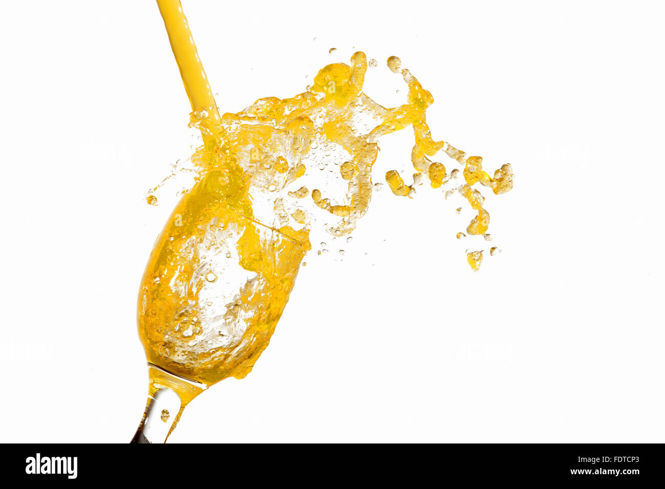 Juice splash isolated on white Stock Photo - Alamy