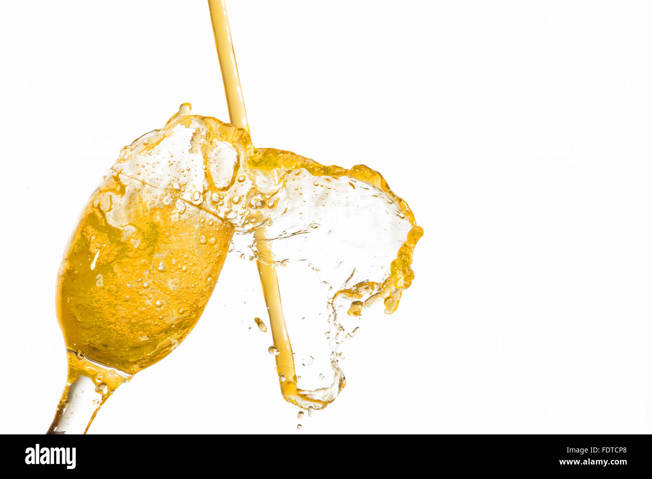 Juice splash isolated on white Stock Photo - Alamy