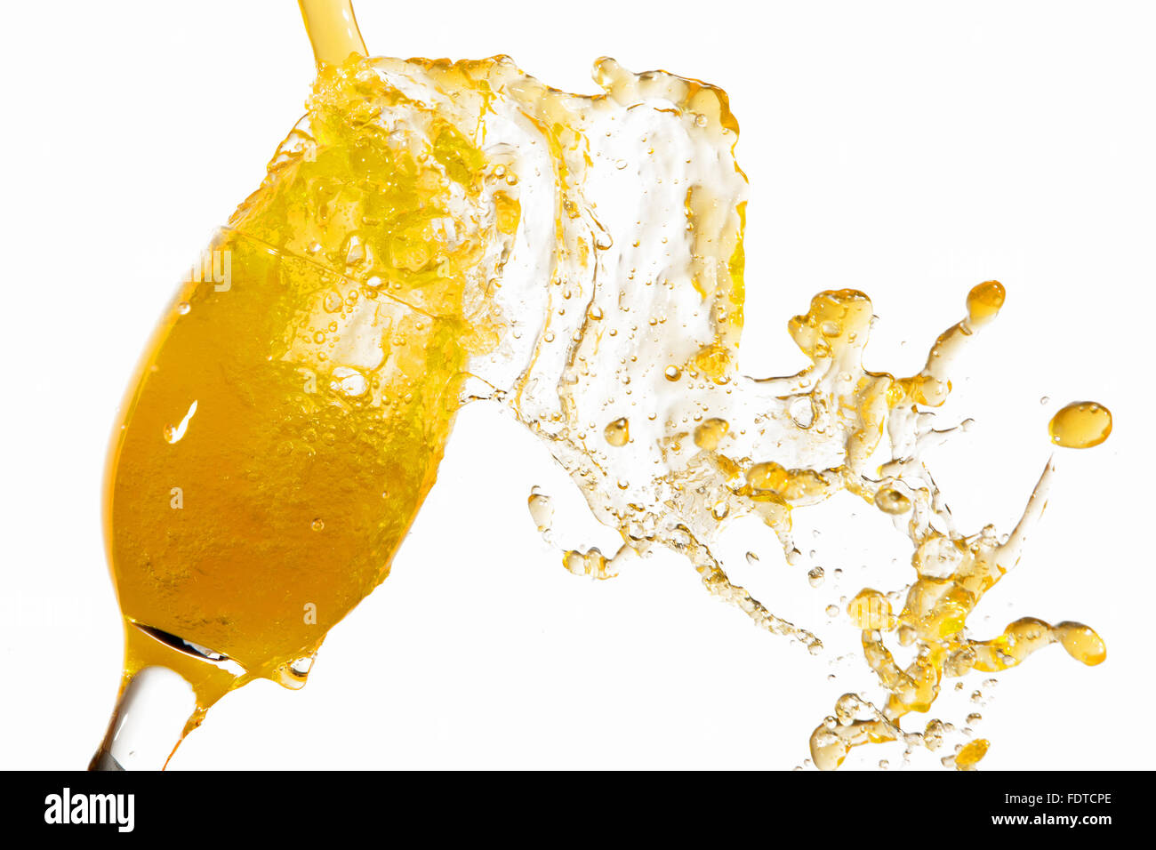 Juice splash isolated on white Stock Photo - Alamy