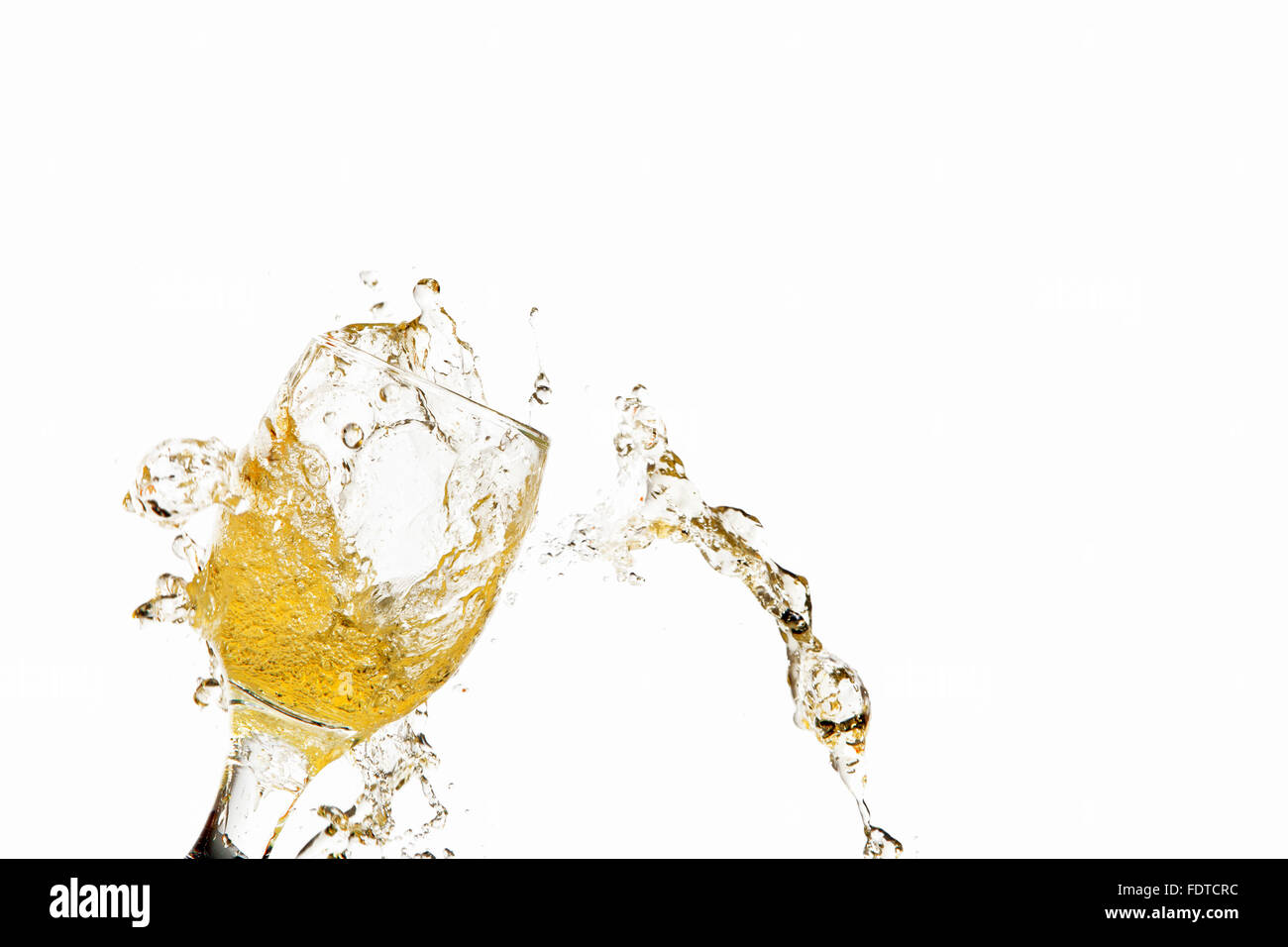 Wine splash isolated on white Stock Photo - Alamy