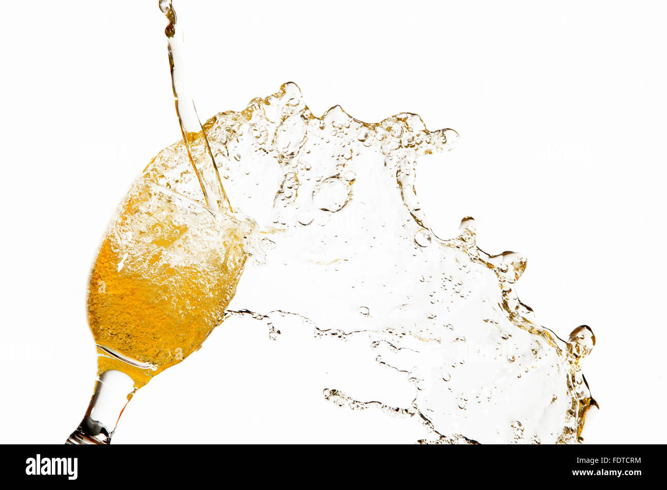 Wine splash isolated on white Stock Photo - Alamy