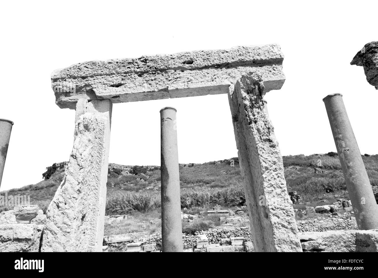 Perge old construction Black and White Stock Photos & Images - Alamy