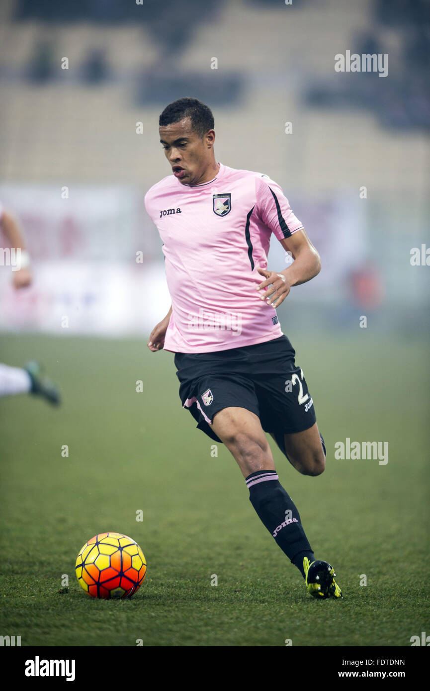Modena, Italy. 30th Jan, 2016. Robin Quaison (Palermo) Football/Soccer ...