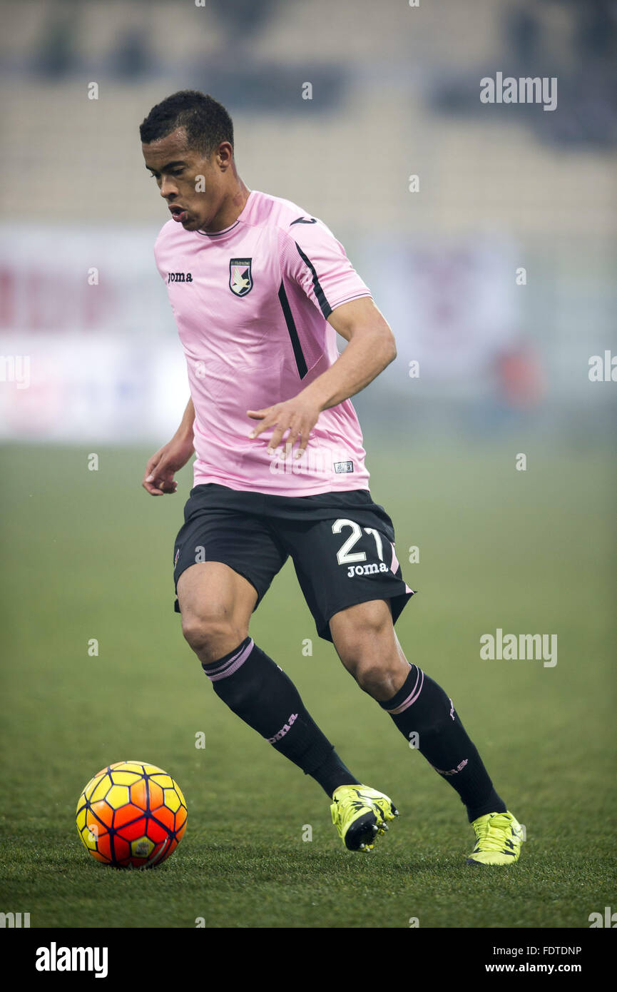 Modena, Italy. 30th Jan, 2016. Robin Quaison (Palermo) Football/Soccer ...