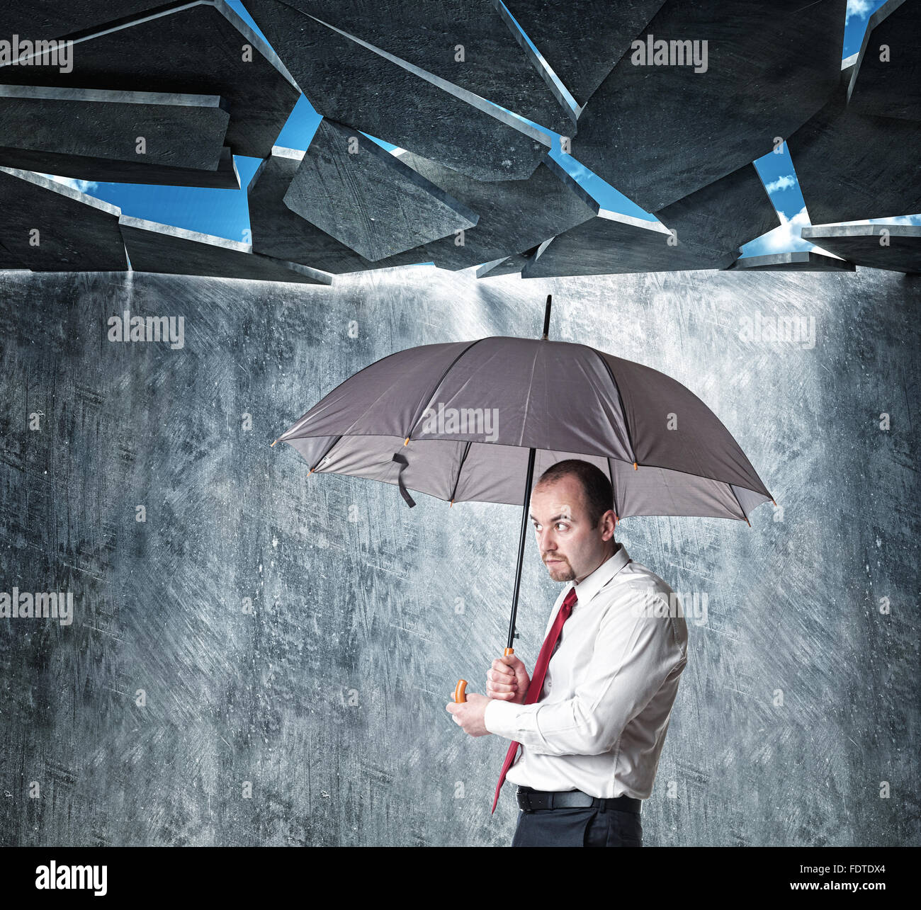 Falling roof hi-res stock photography and images - Alamy