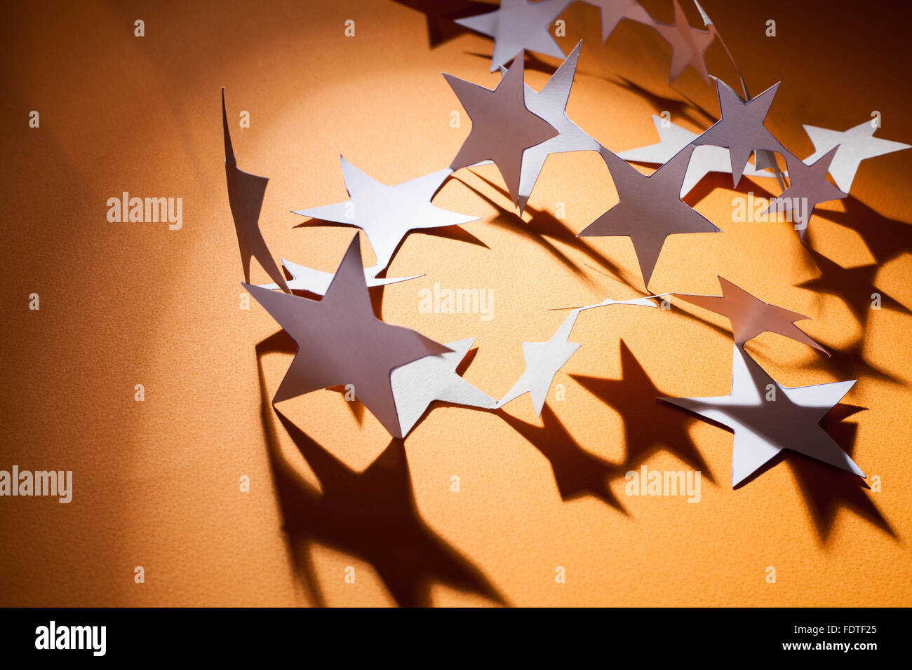 Paper christmas stars Stock Photo - Alamy