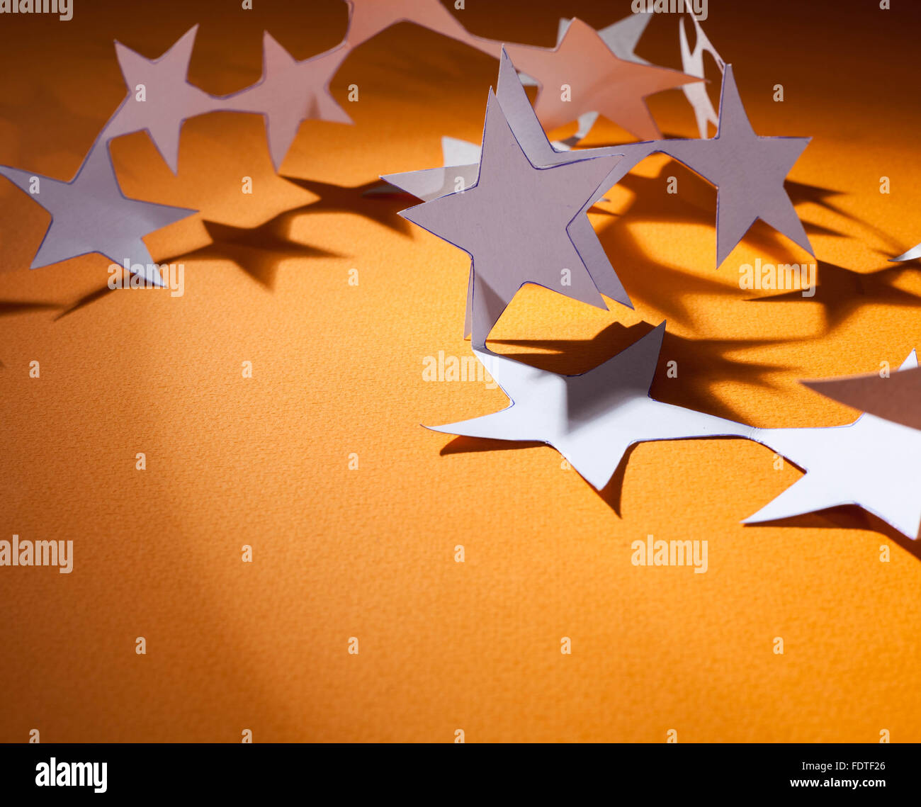 Paper christmas stars Stock Photo - Alamy