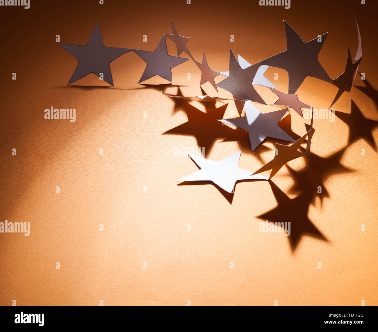 Paper christmas stars Stock Photo - Alamy