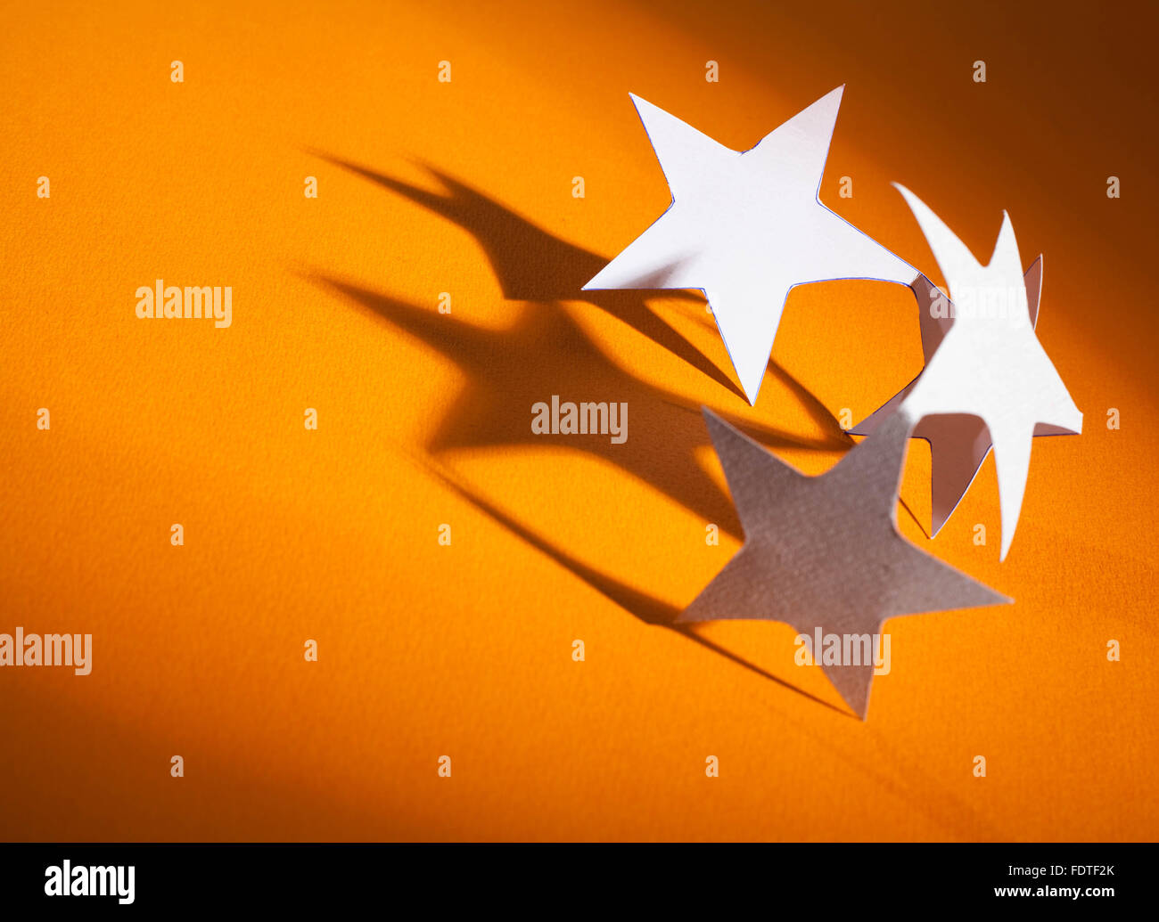 Paper christmas stars Stock Photo - Alamy
