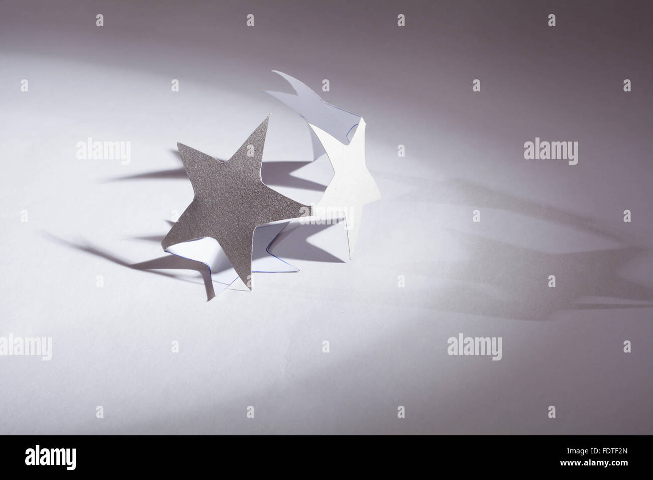 Paper christmas stars Stock Photo - Alamy