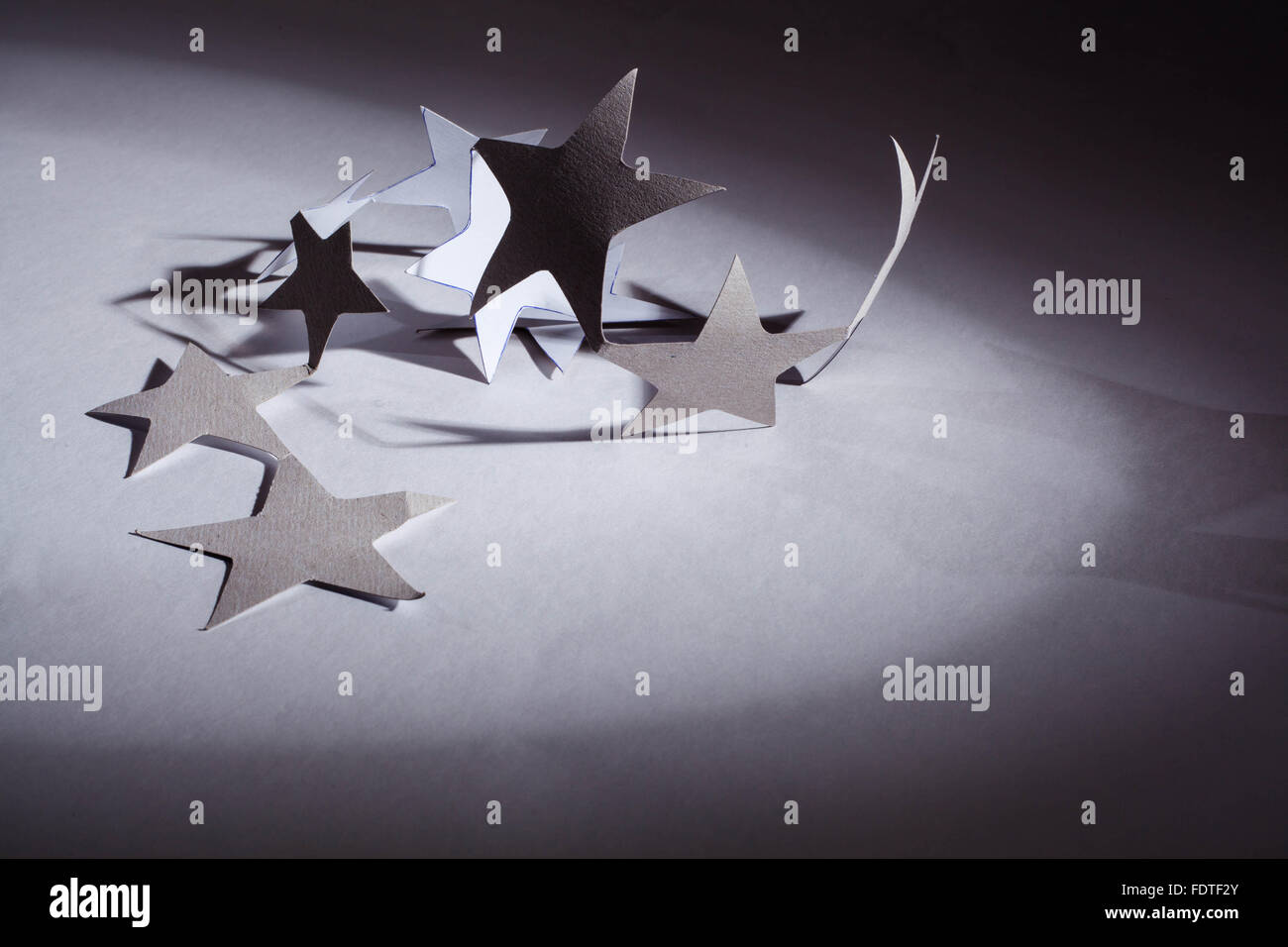 Paper christmas stars Stock Photo - Alamy