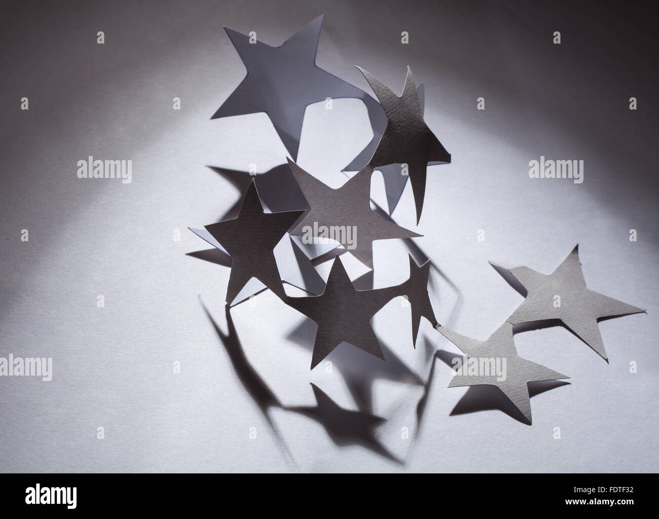Paper christmas stars Stock Photo - Alamy