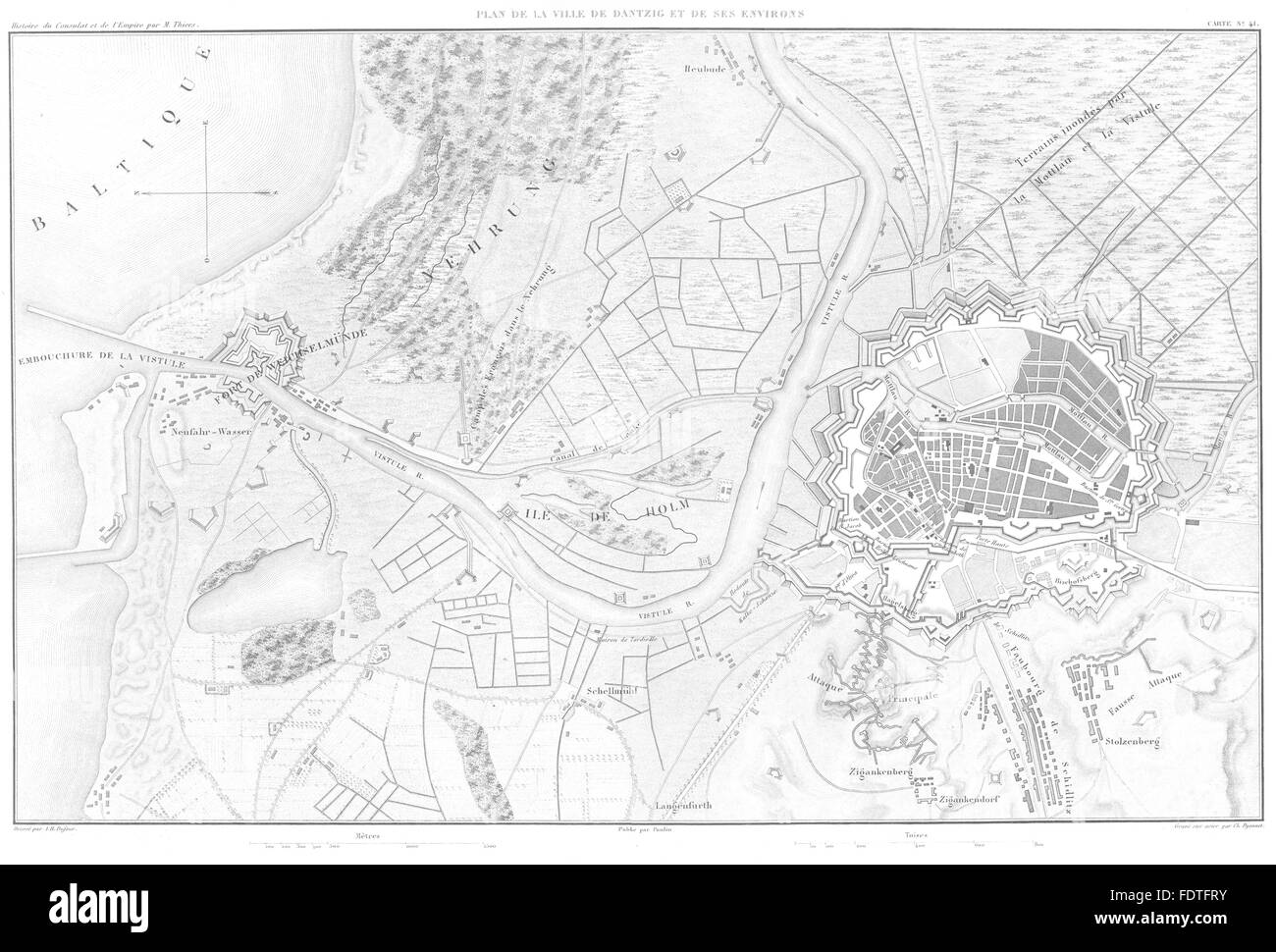 Old danzig map hi-res stock photography and images - Alamy