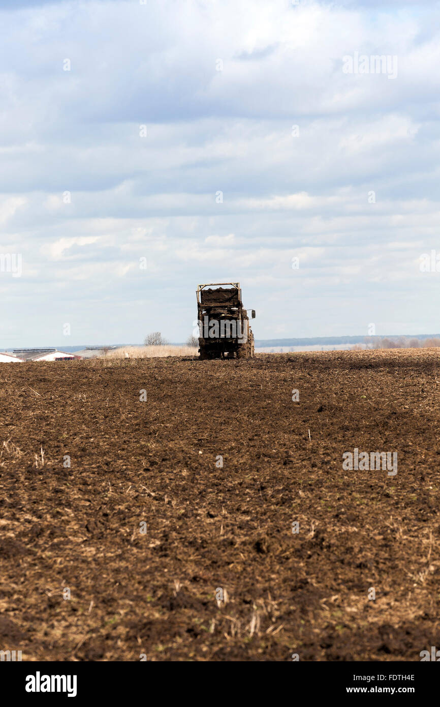 fertilizer agricultural field Stock Photo - Alamy