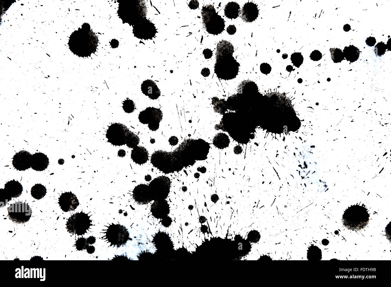 Black Oil Splats