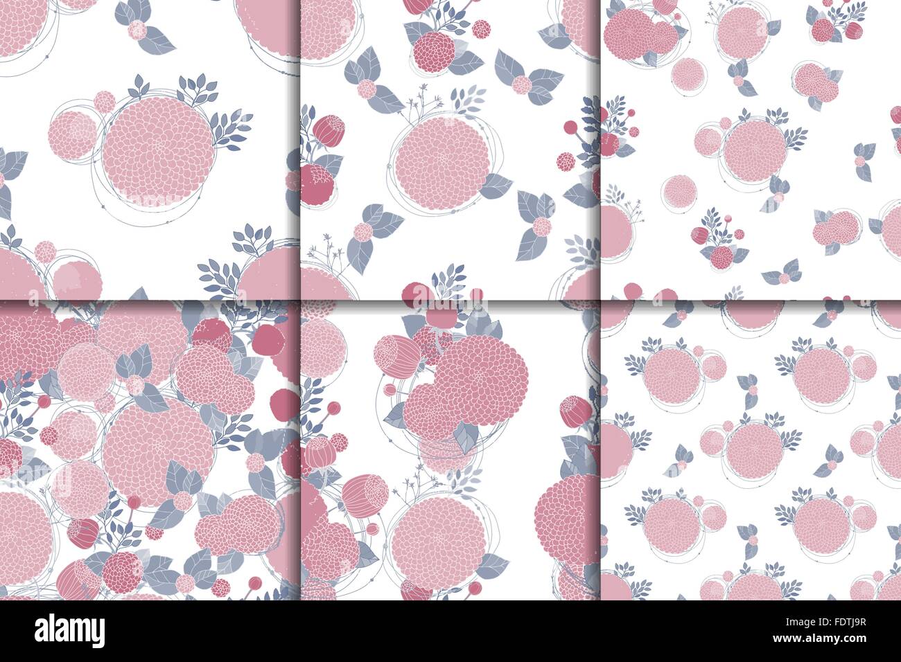 Modern floral bouquet patterns Stock Vector Images - Alamy