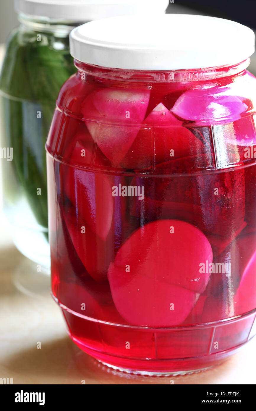 Traditional lebanese pickled turnips hi-res stock photography and ...