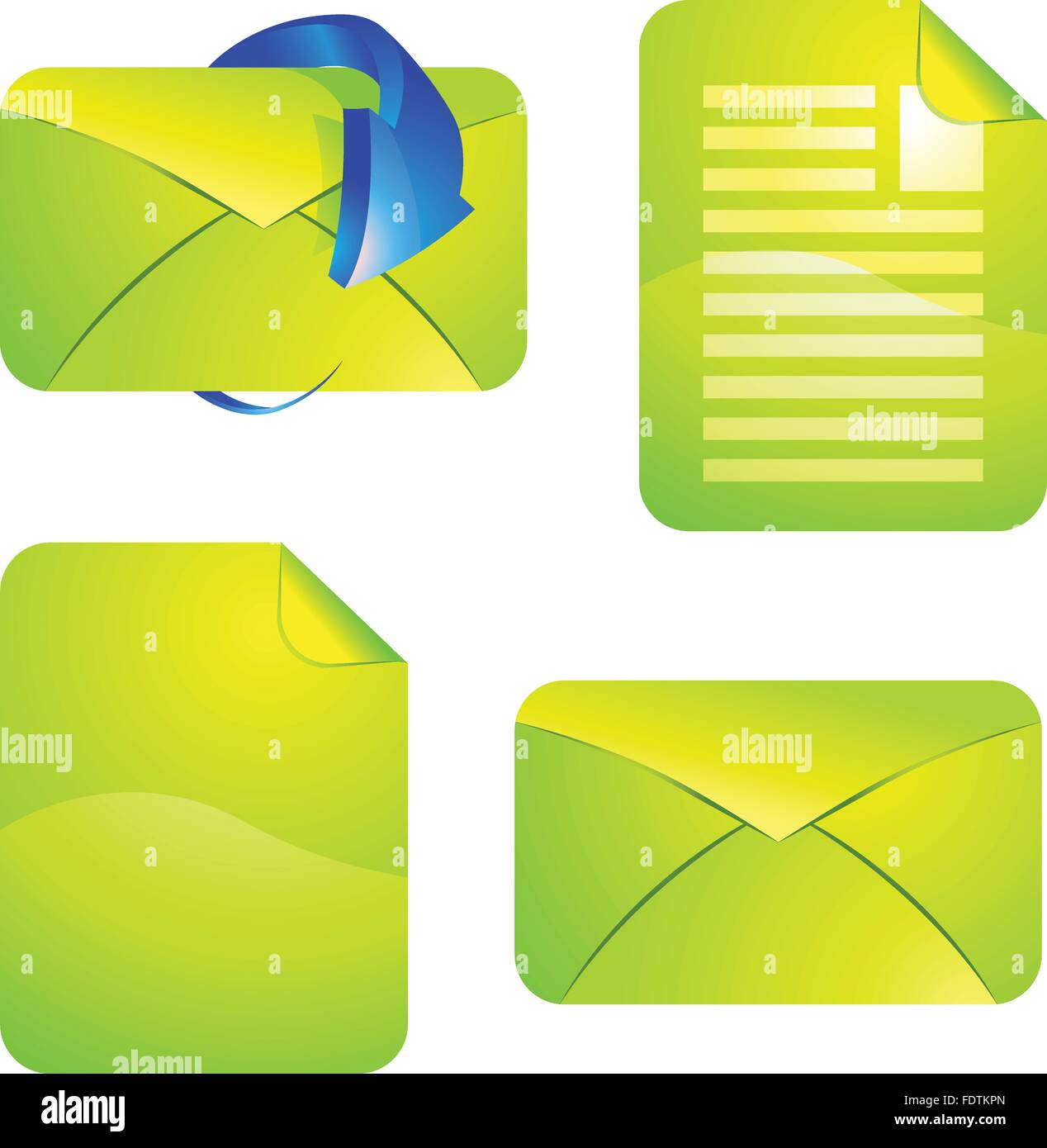 Handwriting letter envelope Stock Vector Images - Alamy