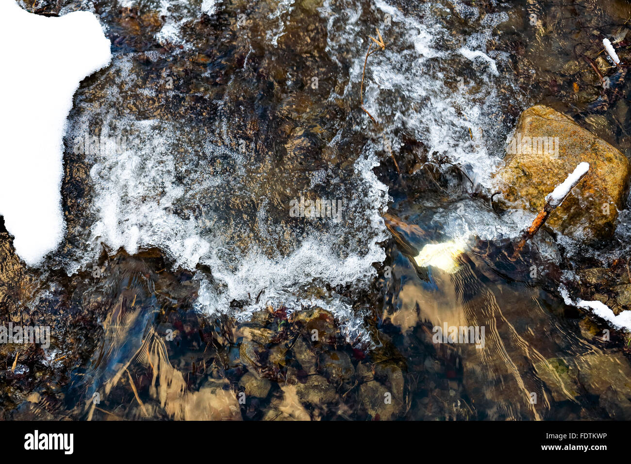 top view of mountain river seething Stock Photo - Alamy