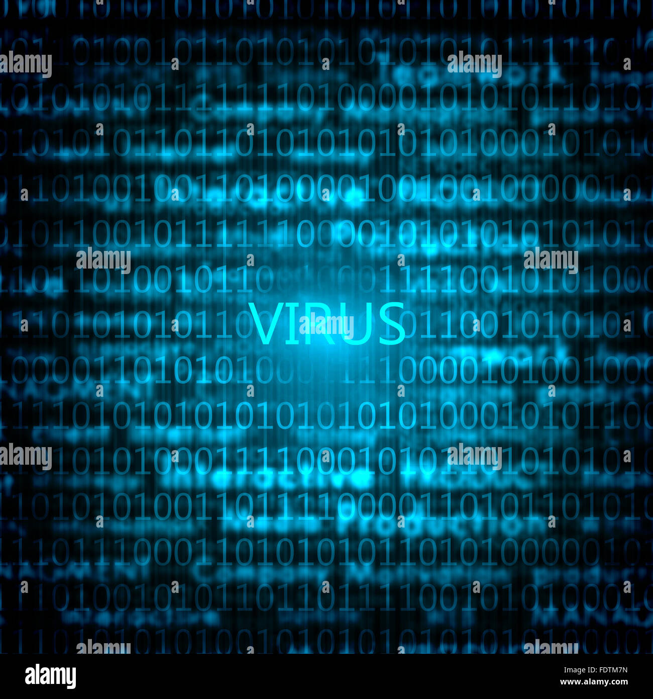 A computer virus detection symbol illustration with word Virus Stock ...