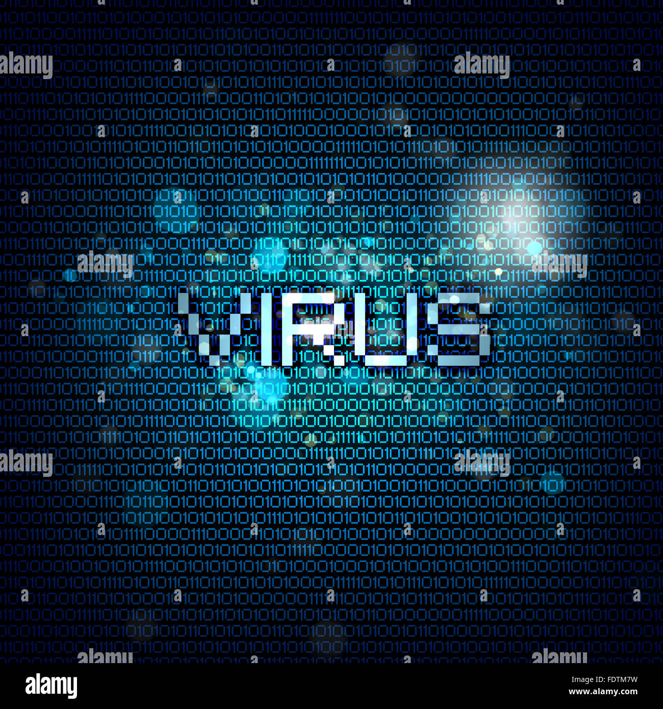 A computer virus detection symbol illustration with word Virus Stock ...