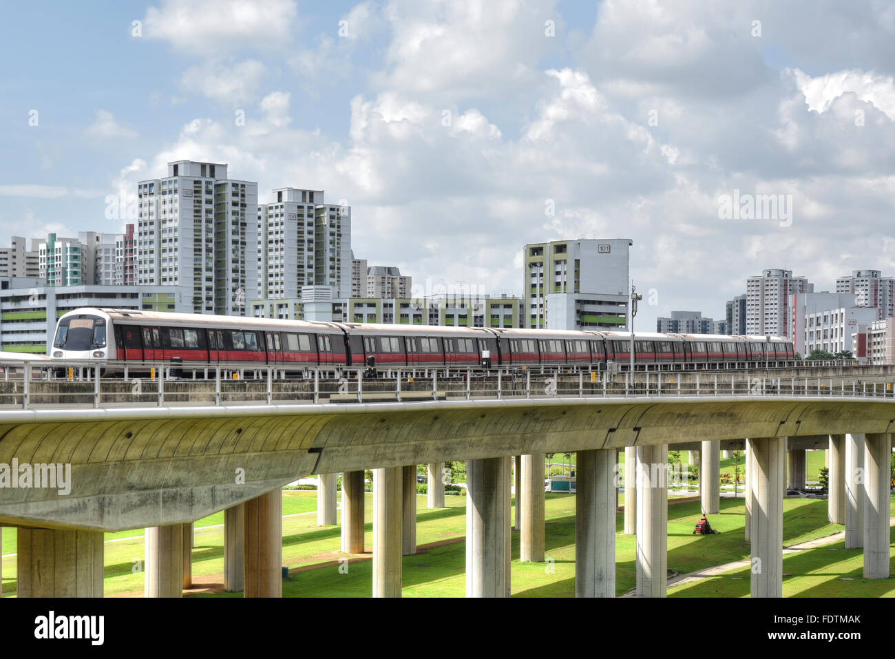 City MRT train Stock Photo - Alamy
