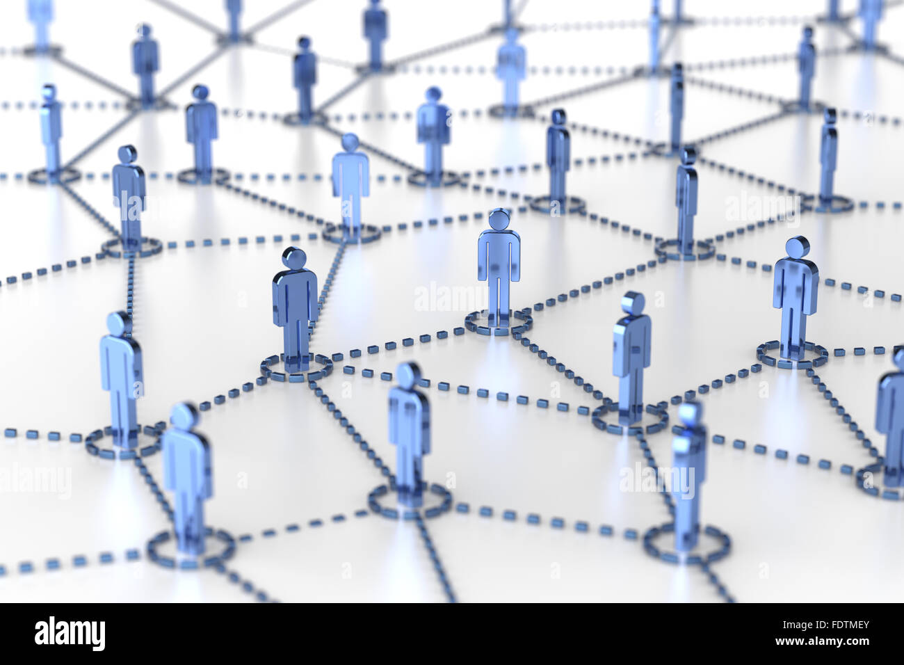 3d rendering concept image representing network, networking, connection, social networks ...