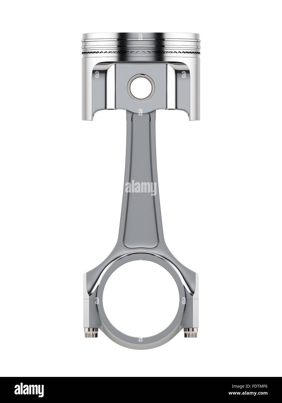 3d rendering of single engine piston isolated on white background Stock ...