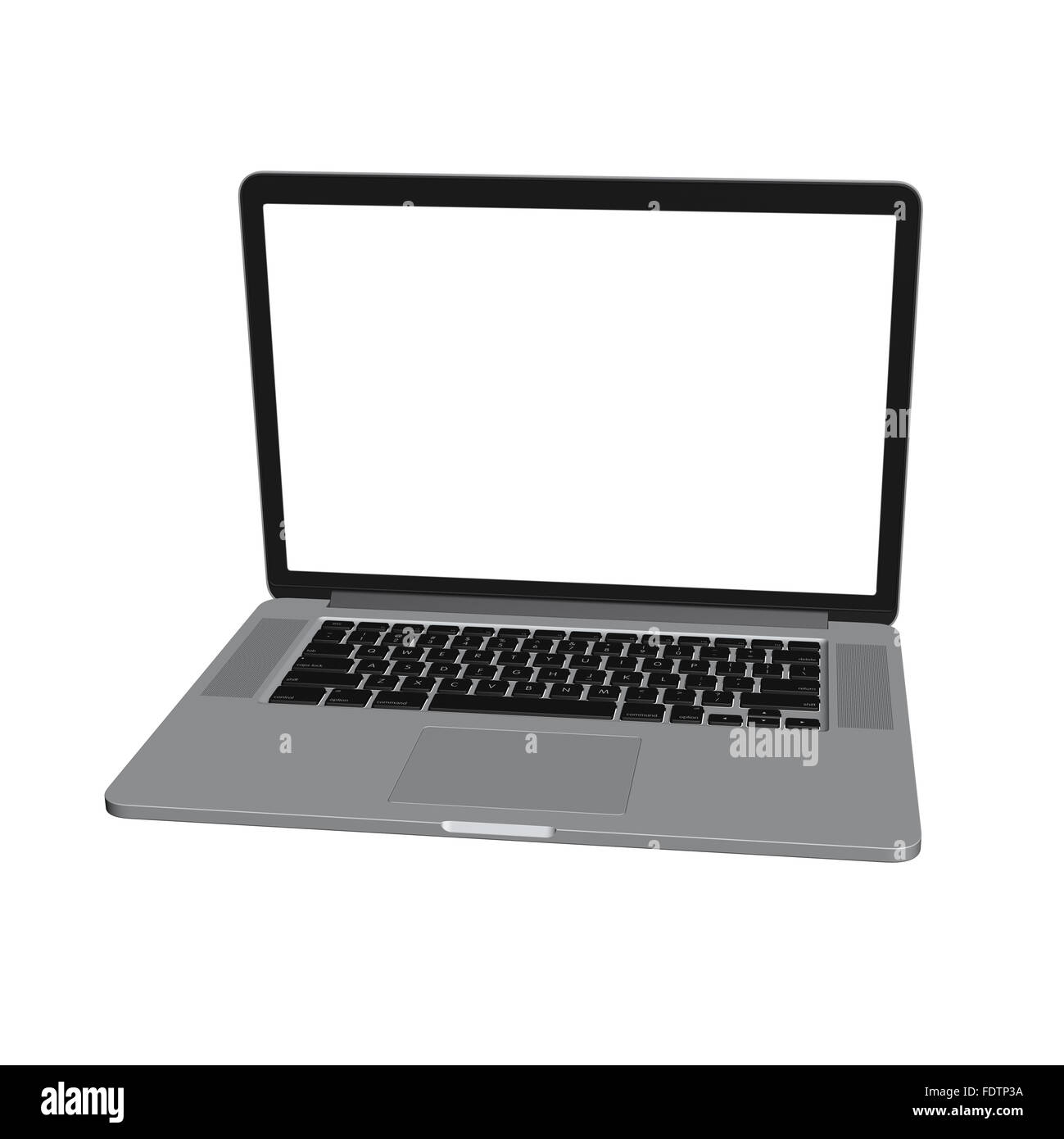 render of laptop Stock Photo - Alamy