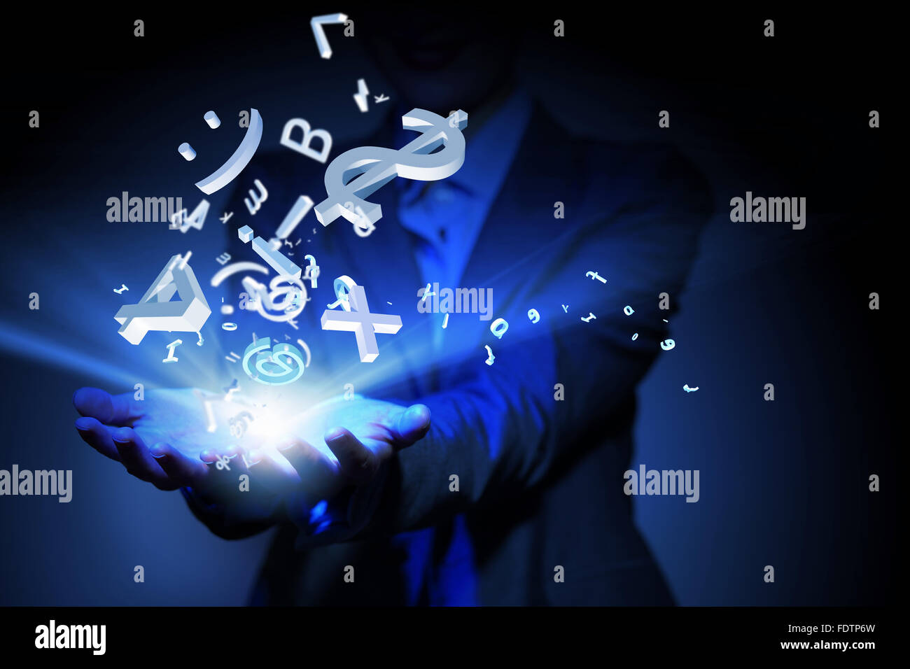 Financial symbols collection hi-res stock photography and images - Alamy