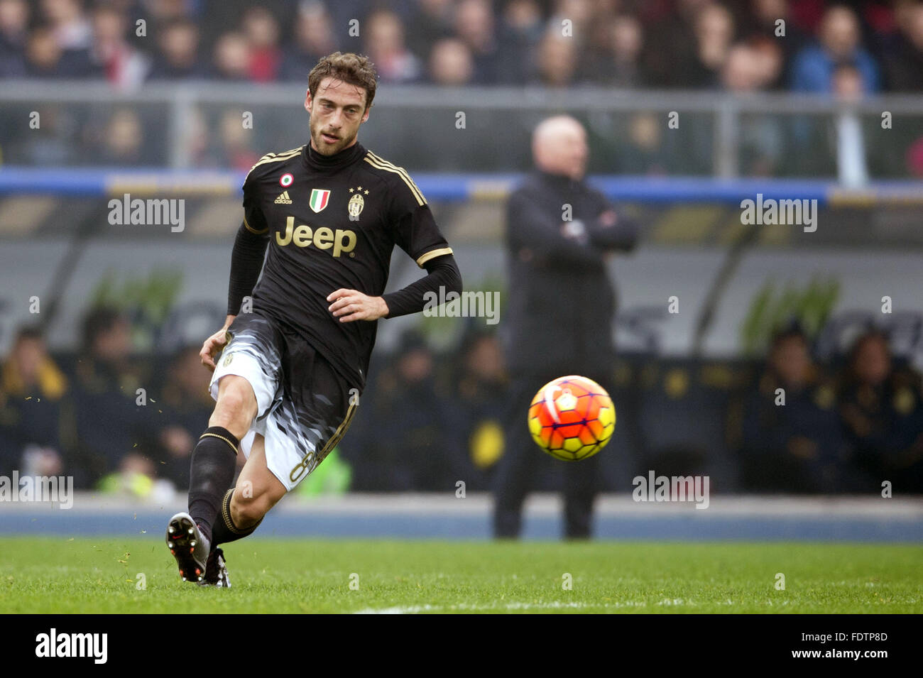 Verona, Italy. 31st Jan, 2016. Claudio Marchisio (Juventus) Football ...
