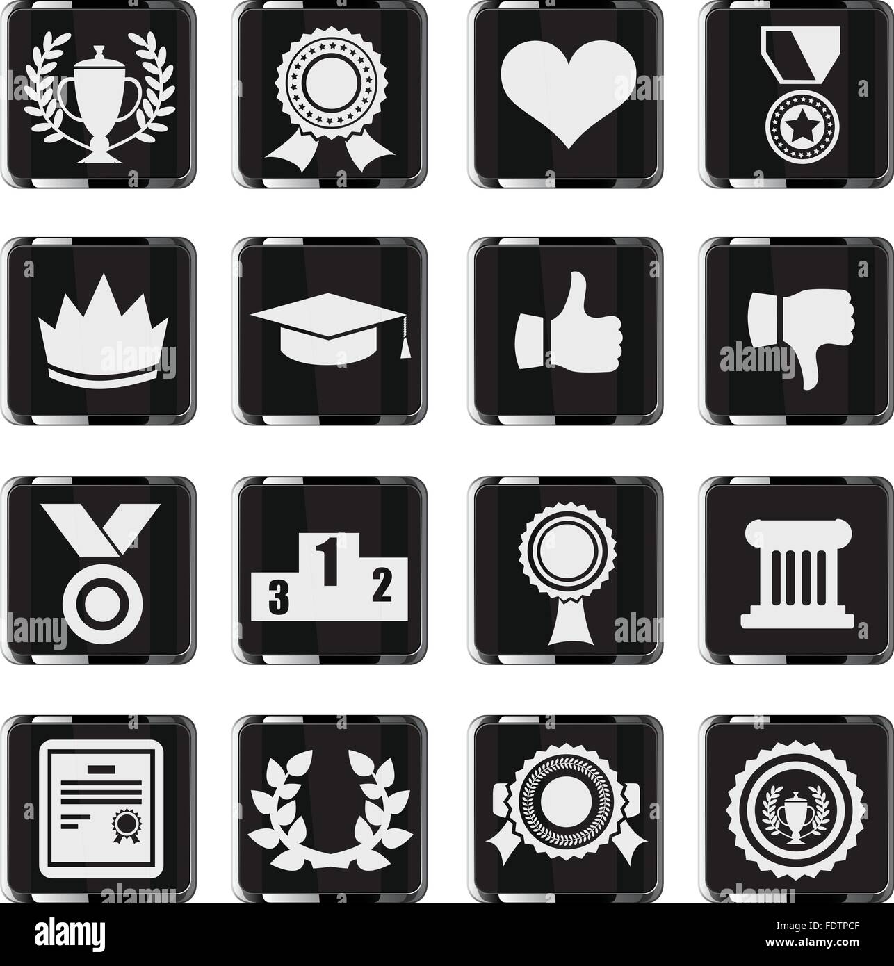 Trophy and prize symbol Stock Vector Image & Art - Alamy