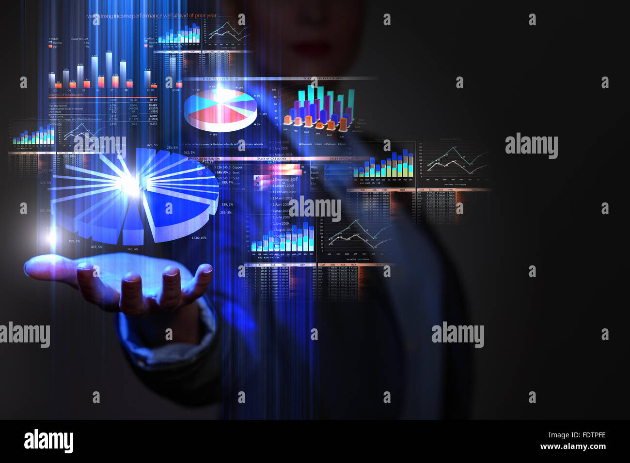 Financial symbols collection hi-res stock photography and images - Alamy