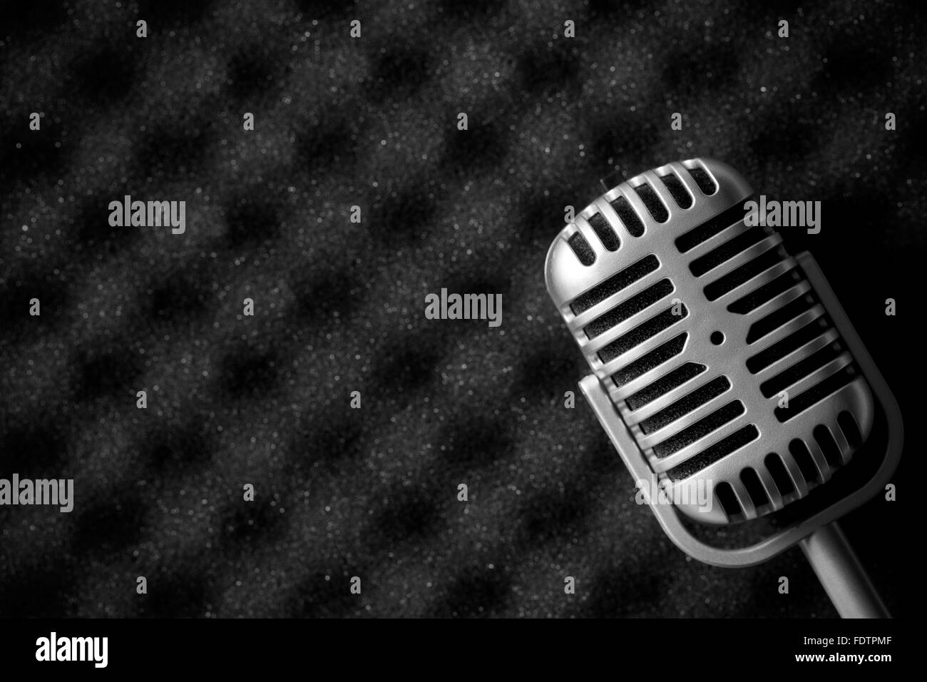 Black Microphone Wallpaper