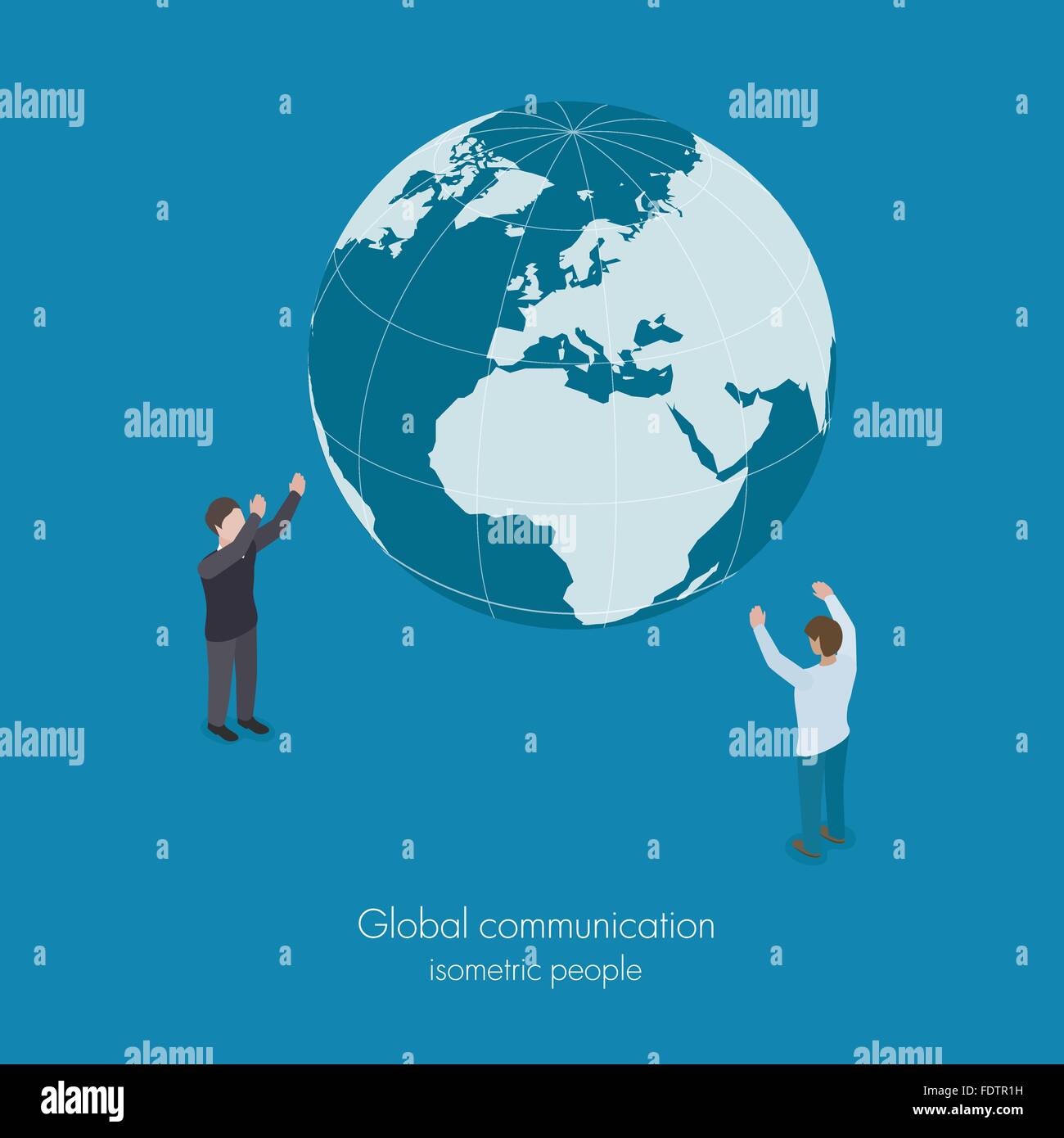 Global communication concept Stock Vector Image & Art - Alamy