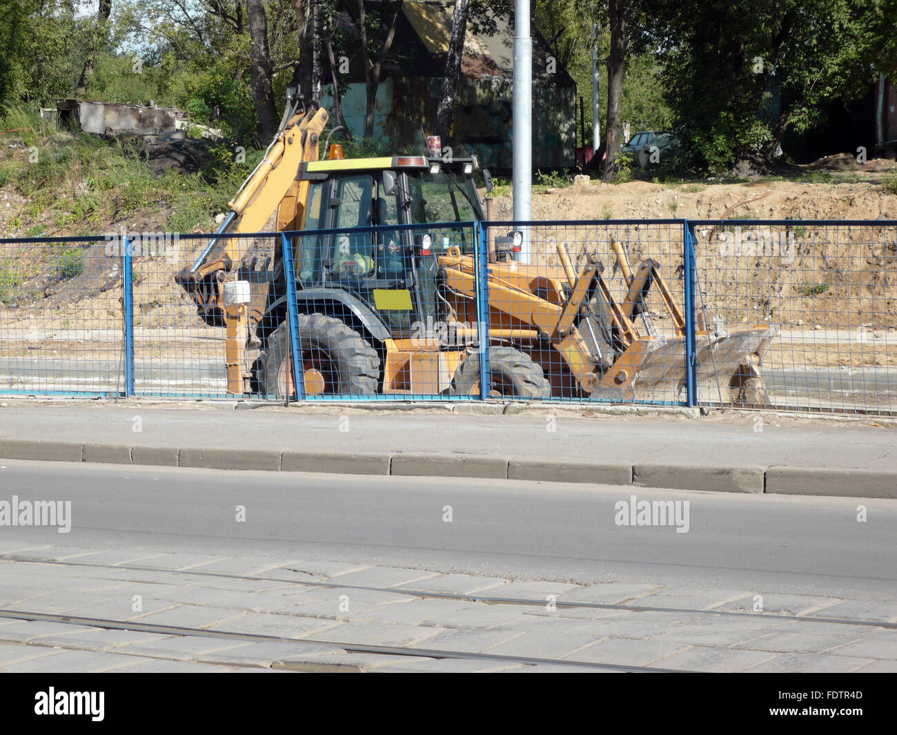 Wheeled excavator hi-res stock photography and images - Alamy
