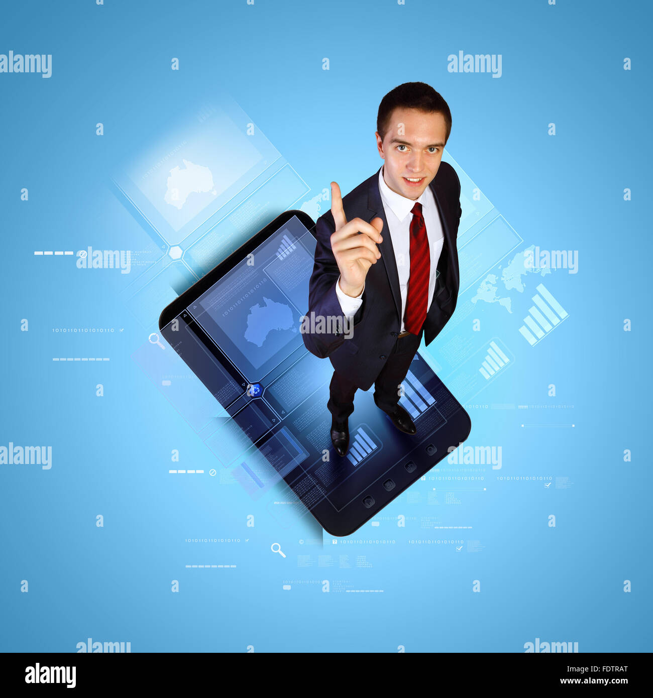 Modern technology illustration hi-res stock photography and images - Alamy