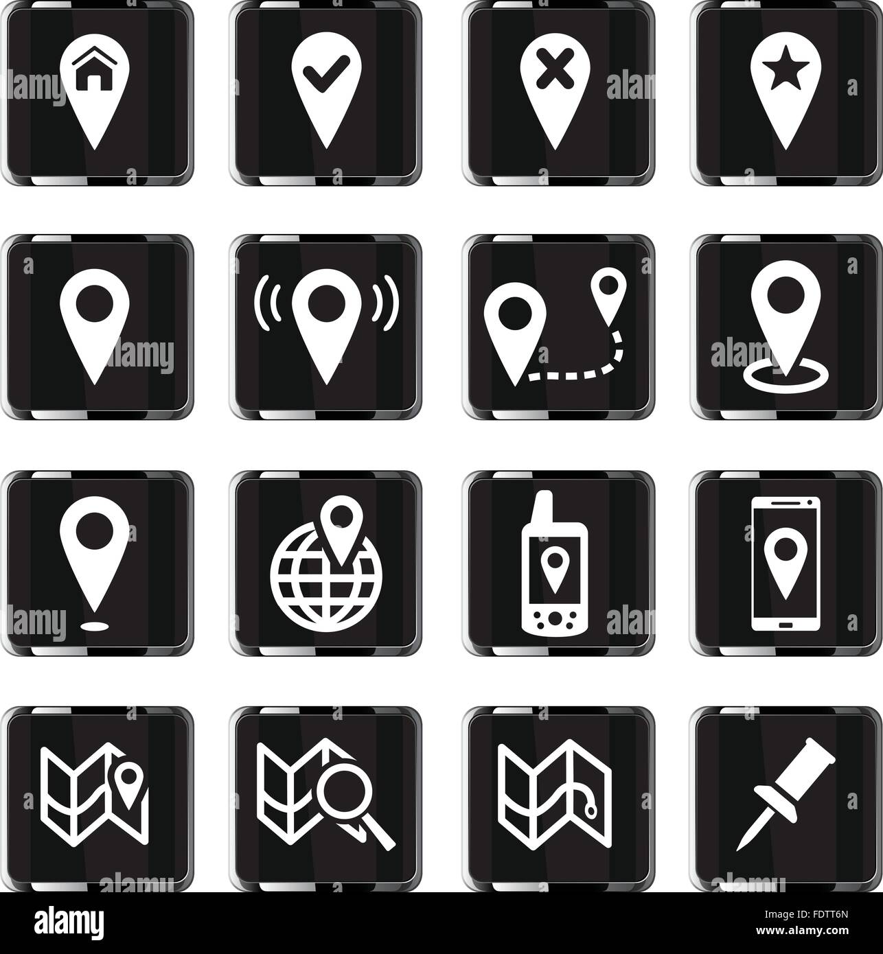 Pointer and maps Stock Vector Image & Art - Alamy