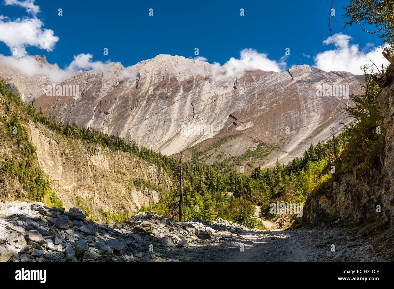 Huge mountain massif Stock Photo - Alamy