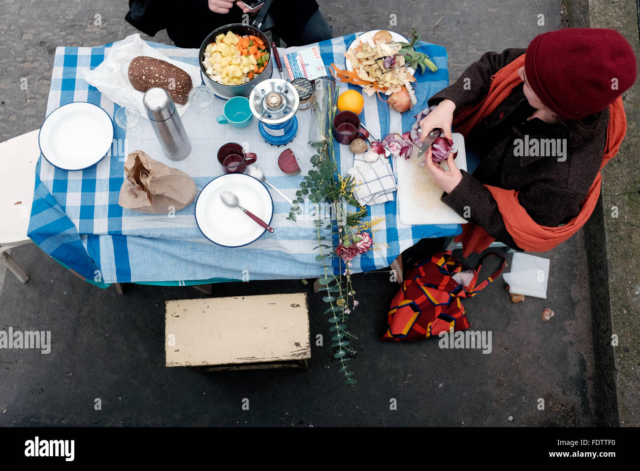 Women working on the streets hi-res stock photography and images - Alamy