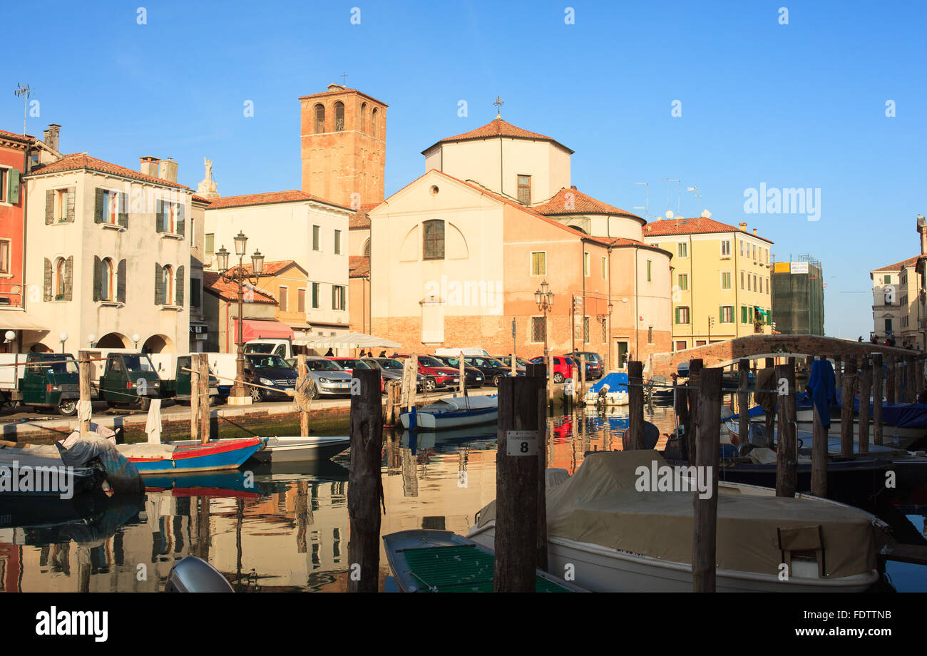 CHIOGGIA, ITALY - JANUARY, 01: View of Chioggia, little town in the ...