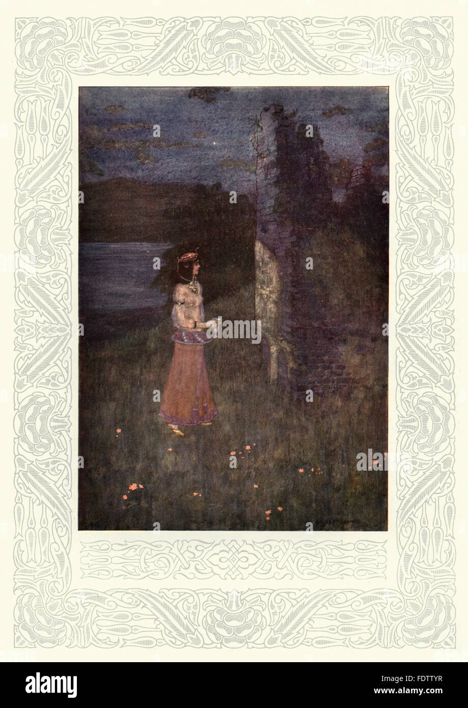 A scene from the Rubaiyat of Omar Khayyam. And when Thyself with ...