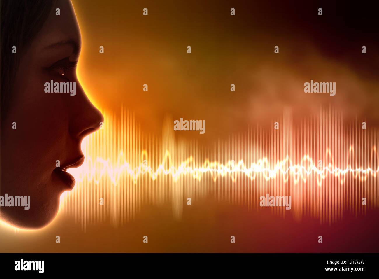 Equalizer sound wave background theme. Colour illustration Stock Photo ...