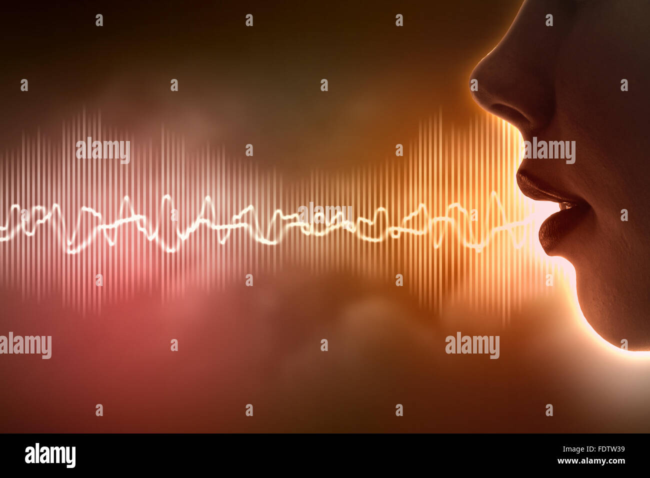 Equalizer sound wave background theme. Colour illustration Stock Photo ...