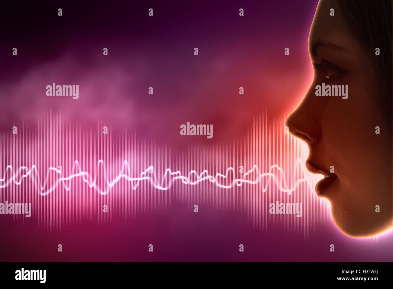 Equalizer sound wave background theme. Colour illustration Stock Photo ...