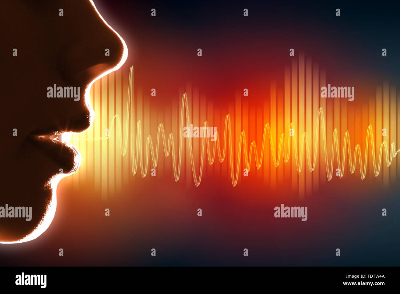 Sound wave background hi-res stock photography and images - Alamy
