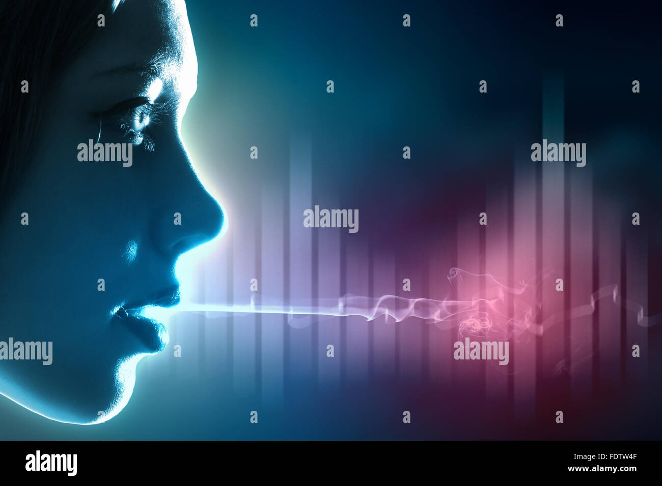 Equalizer sound wave background theme. Colour illustration Stock Photo ...