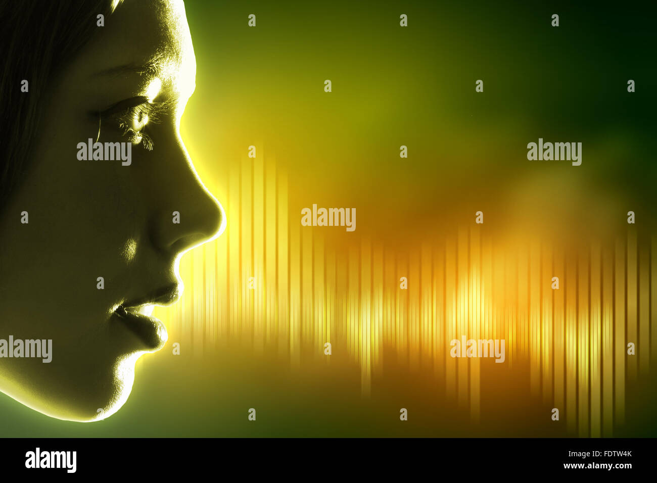 Equalizer sound wave background theme. Colour illustration Stock Photo ...